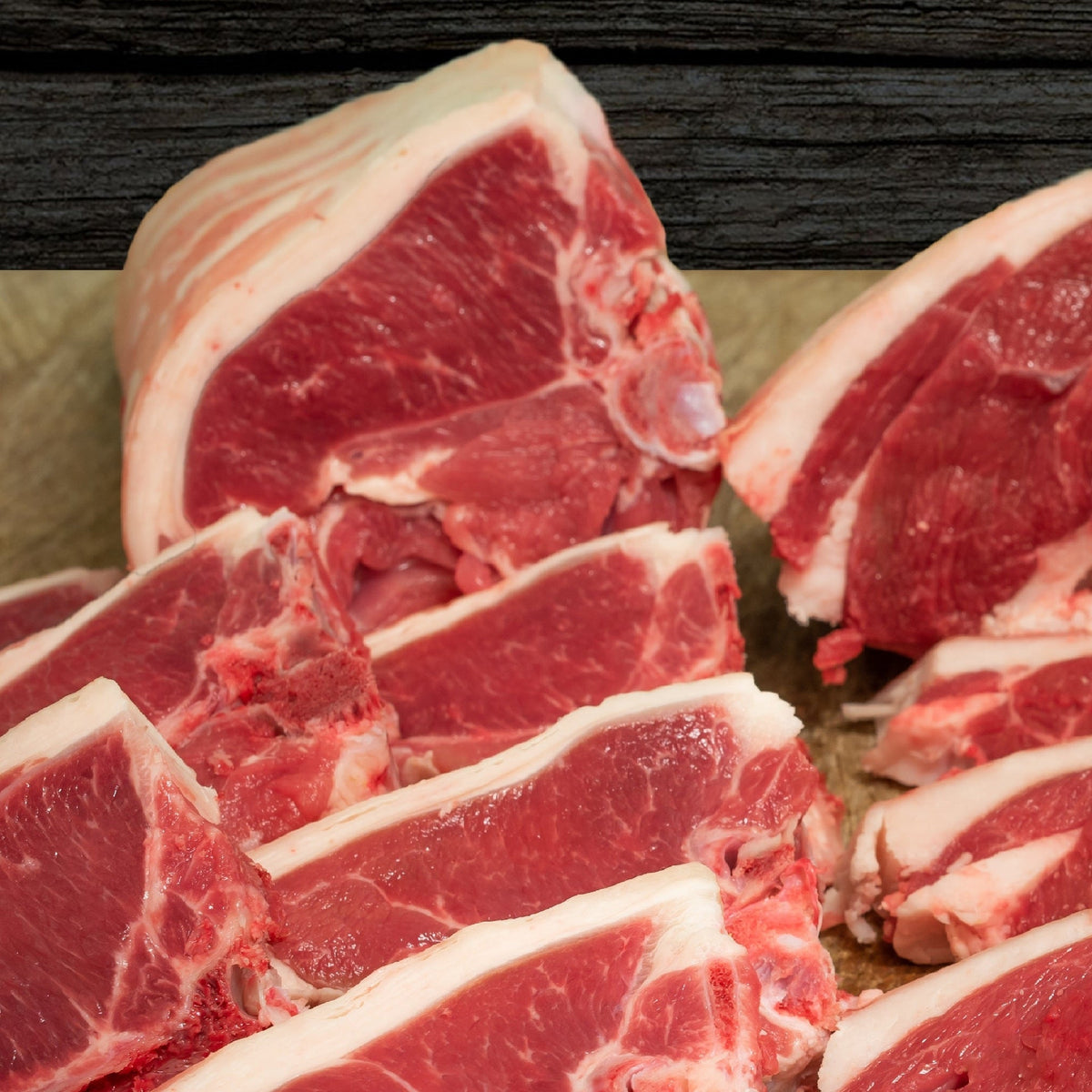 Quick frozen un-aged grass fed lamb loin chops – Pheasants Hill Farm